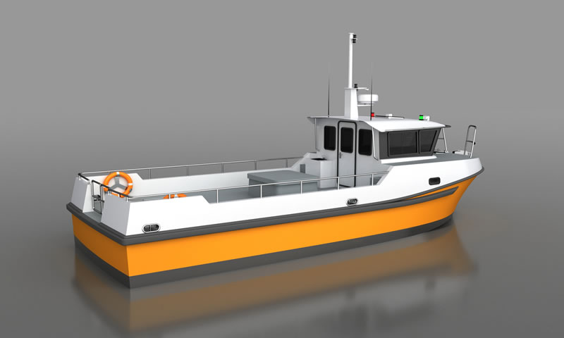 AMD11F 11m fishing boat - Designed by AM Design, Thailand