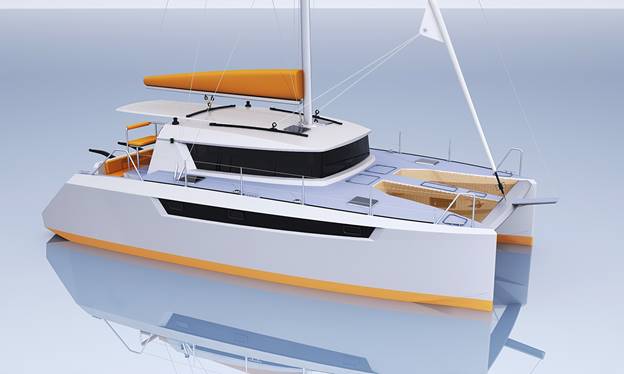 SC38 Sailing Catamaran - Designed by AM Design, Thailand